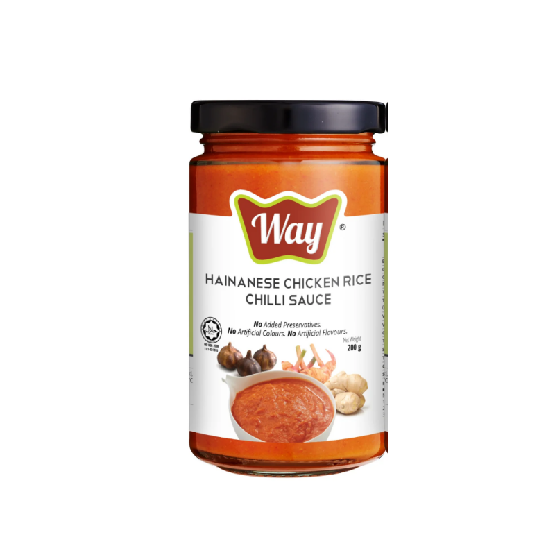 WAY Hainanese Chicken Rice Chilli Sauce 200g 海南鸡饭辣椒酱 | Boleh Shoplah